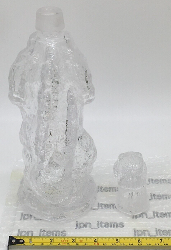 Godzilla Limited Decanter Vintage White Glass Bottle TOHO UNICON 1980s ...