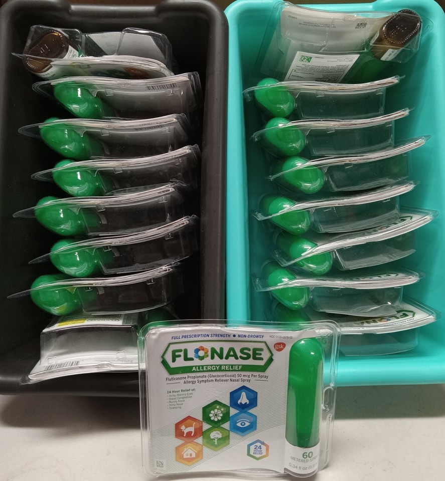 FLONASE Allergy Relief Nasal Spray - 60 Sprays, Bulk Lot of 17, for ...