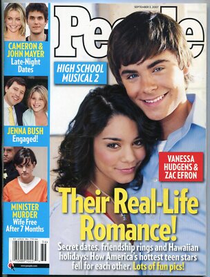MAG: People Magazine September 2007- Zac Efron- Vanessa Hudgens- Brad ...