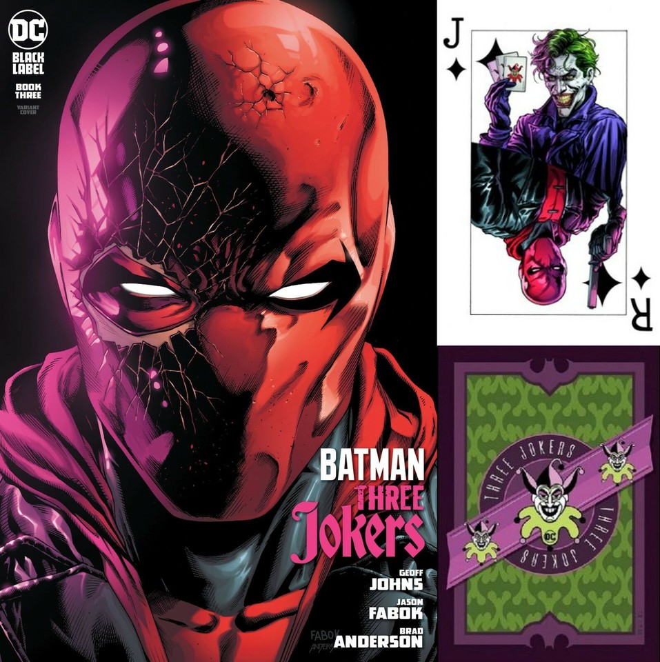 BATMAN Three 3 JOKERS ALL 17 Variants 7 Ratios Fabok PREMIUM HC UPDATED ...