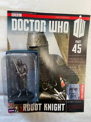 BBC Dr Doctor Who Eaglemoss Statuetta Collezione 45 Robot Knight Figura ...