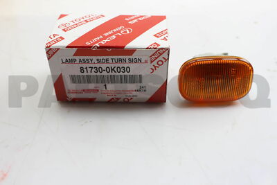 817300K030 Genuine Toyota LAMP ASSY, SIDE TURN SIGNAL, RH/LH 81730 ...
