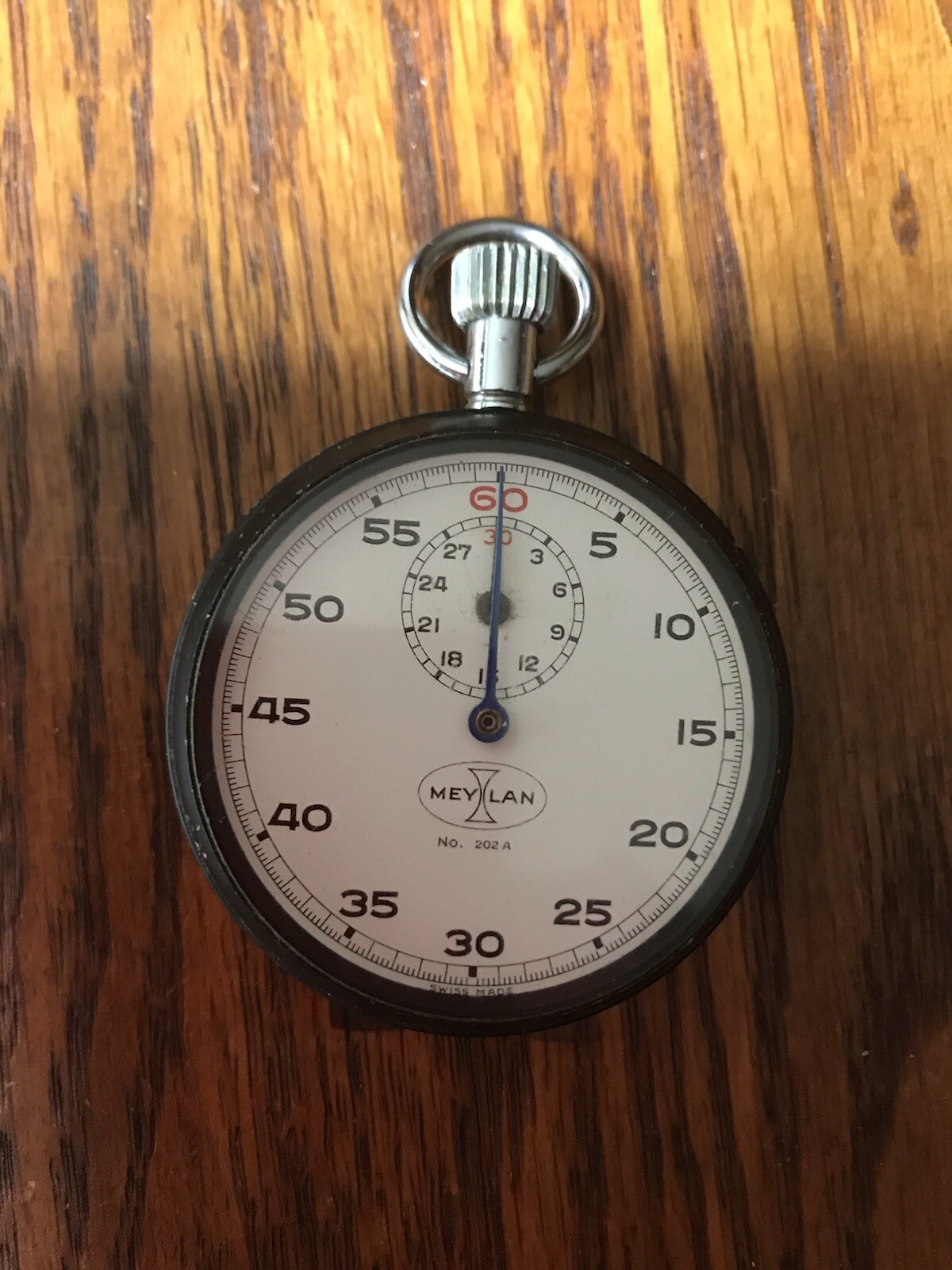VINTAGE Meylan Type 202A Swiss Made Mechanical Wind Up Stopwatch | eBay