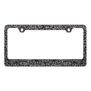Rocking Bling Crystal Diamond Rhinestone License Plate Frame Black ...
