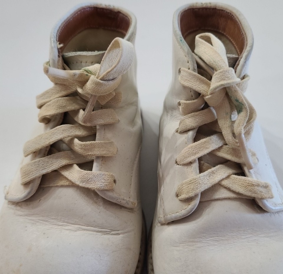 Stride Rite Baby Hard Bottom White Walking Shoes Infant /Baby No Size ...