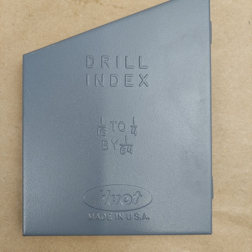 3 Huot Drill Index Drill Bit Sets Fraction & Letters | eBay