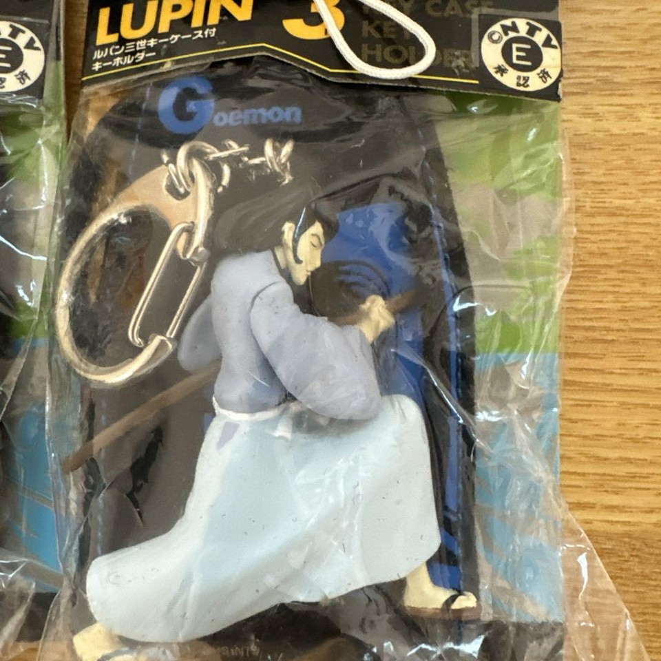 Lupin the Third Key Holder with Key Case Vintage Unopened Rare Anime ...