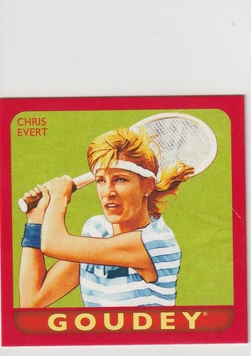 2025 UPPER DECK GOODWIN CHAMPIONS GOUDEY RED #G-13 TENNIS - CHRIS EVERT ...