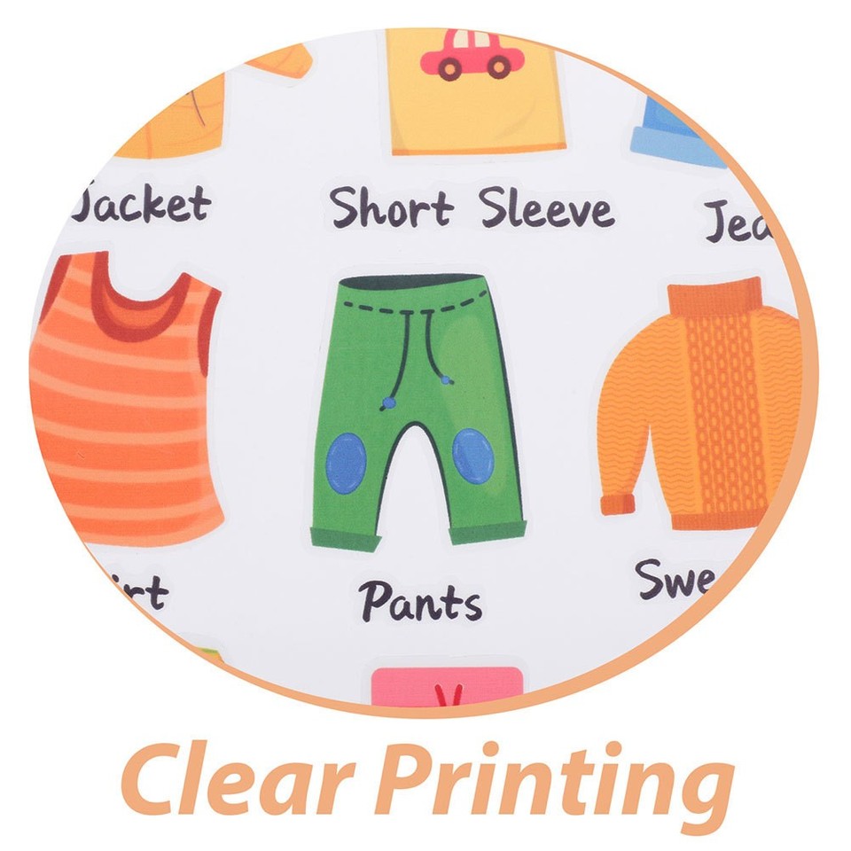 2 Sets Wardrobe Clothing Label Decal for Storage Classification Clothes ...