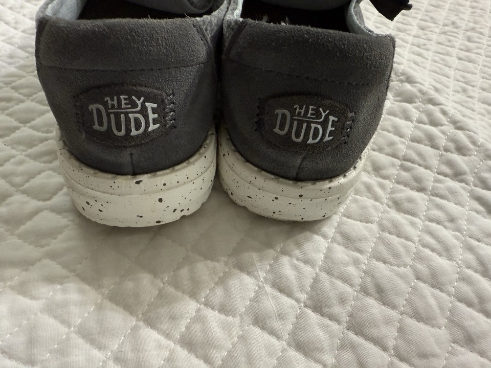 Hey Dude Wendy Wave Corduroy Charcoal Women's Size W7 Preowned No Box ...