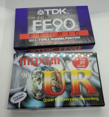 TDK FE90 Ferric and Maxell UR 90 Cassette Tapes | eBay UK