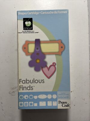 Cricut Shapes Cartridge Fabulous Finds Provo Craft No Book | eBay