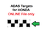 HONDA OEM TARGET SET 07AAK-5K0A100 for sale online | eBay