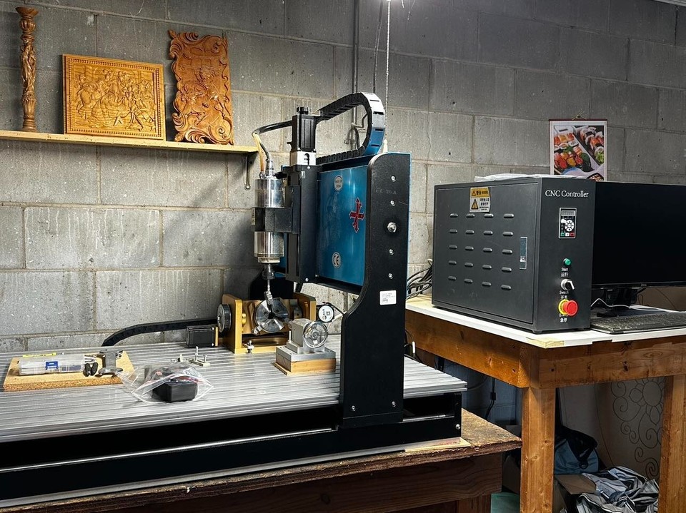 cnc router engraver milling machine, 5 axis trunnion type | eBay