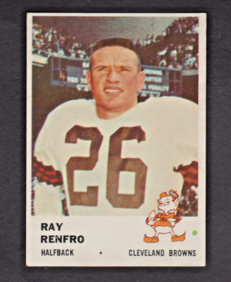 1961 Fleer #13 Ray Renfro Browns NM- | eBay