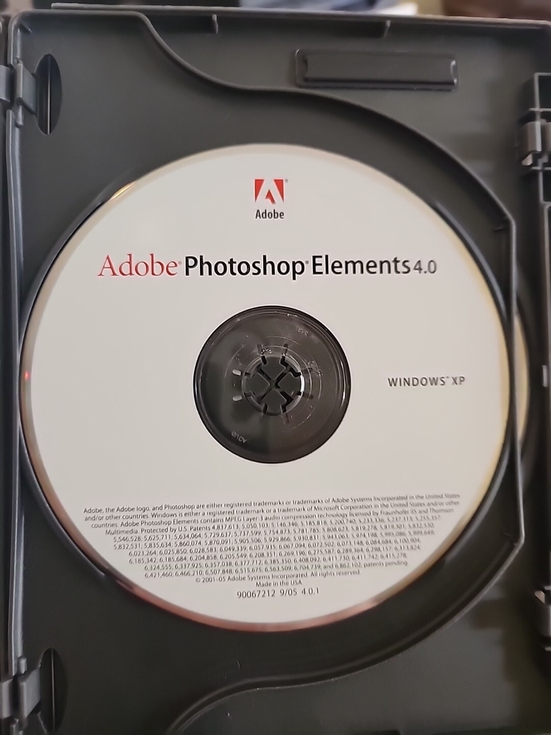 ADOBE PHOTOSHOP ELEMENTS 4.0 for PC Win XP **DVD DISC AND ARTWORK ONLY ...