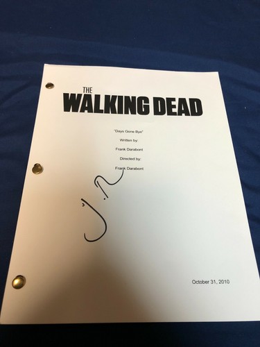 JON BERNTHAL SIGNED AUTOGRAPHED THE WALKING DEAD FULL PILOT EPISODE ...