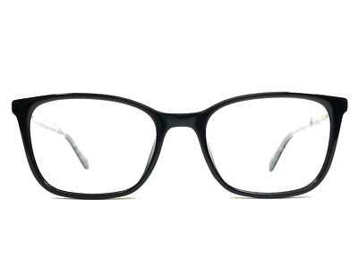 Nine West Eyeglasses Frames NW5150 001 Gray Black Shiny Tiger Print 54 ...