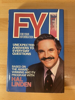 FYI By Hal Linden Pre Owned Hardback Book | eBay