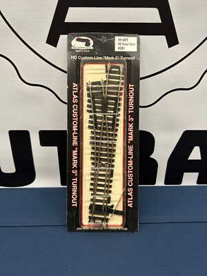 Atlas HO #4 Nickel Silver Left Hand Switch 281 | eBay