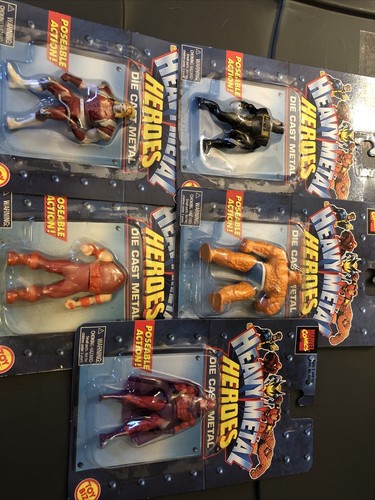 1998 Vintage Marvel Heavy Metal Heroes Set Of five | eBay