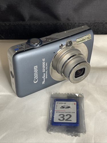 Canon PowerShot Digital ELPH SD1200 IS 10.0MP 3x Zoom No Charger 32gb ...