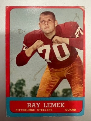 1963 Topps Football - Ray Lemek ( Pittsburgh Steelers ) #127 | eBay