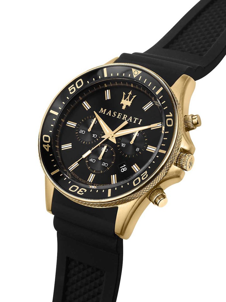 Maserati R8871640001 Sfida Chronograph Mens Watch 44mm 10ATM | eBay