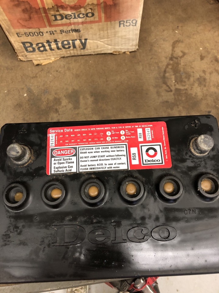 Delco E5000 R59 Battery | eBay