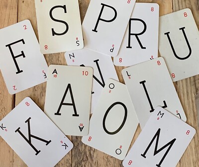 Vintage Lexicon Cards A-Z ~ Letter Cards ~ For crafting. | eBay
