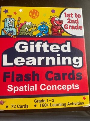 EUC Gifted Learning flash cards spatial concepts grades 1-2 by Testing ...