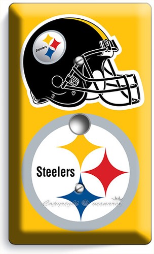 PITTSBURGH STEELERS FOOTBALL TEAM LIGHT SWITCH OUTLET WALL PLATES MAN ...