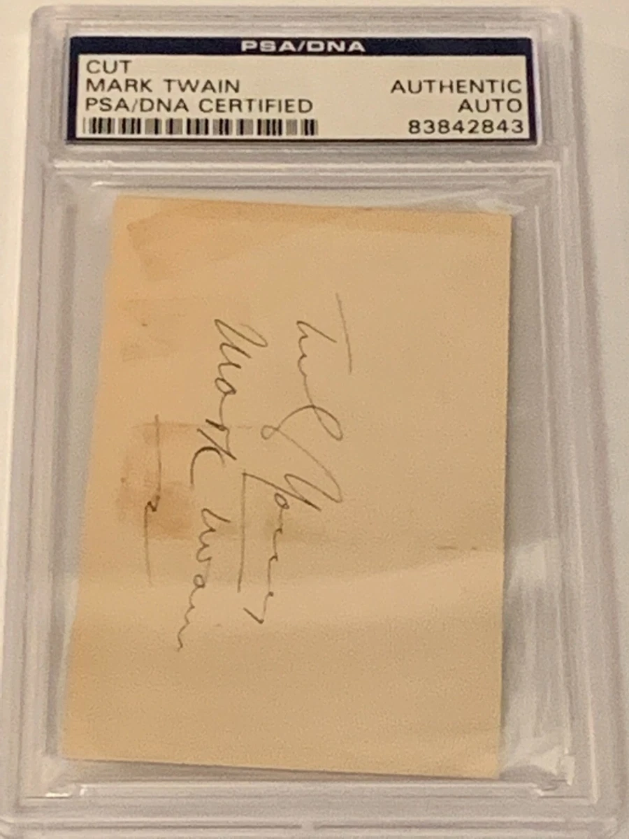 Mark Twain Signature Value