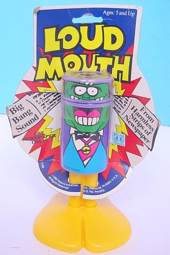 1980 HASBRO LOUD MOUTH PURPLE DRACULA MONSTER BIG BANG SOUND SEALED in ...