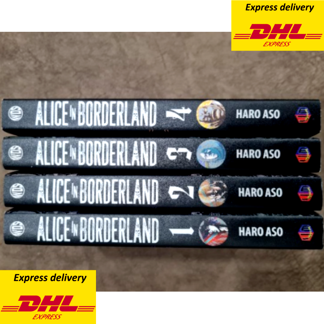 New Alice In Borderland Manga by Haro Aso Vol 1-4 Omnibus Ver English ...