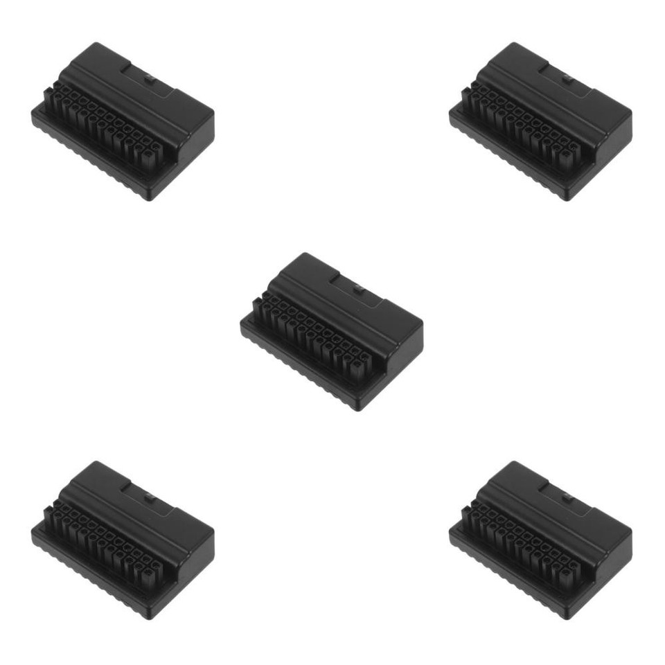 Angled Atx Power Supply Adapter: Right Angle 24 Pin Male To Female ...