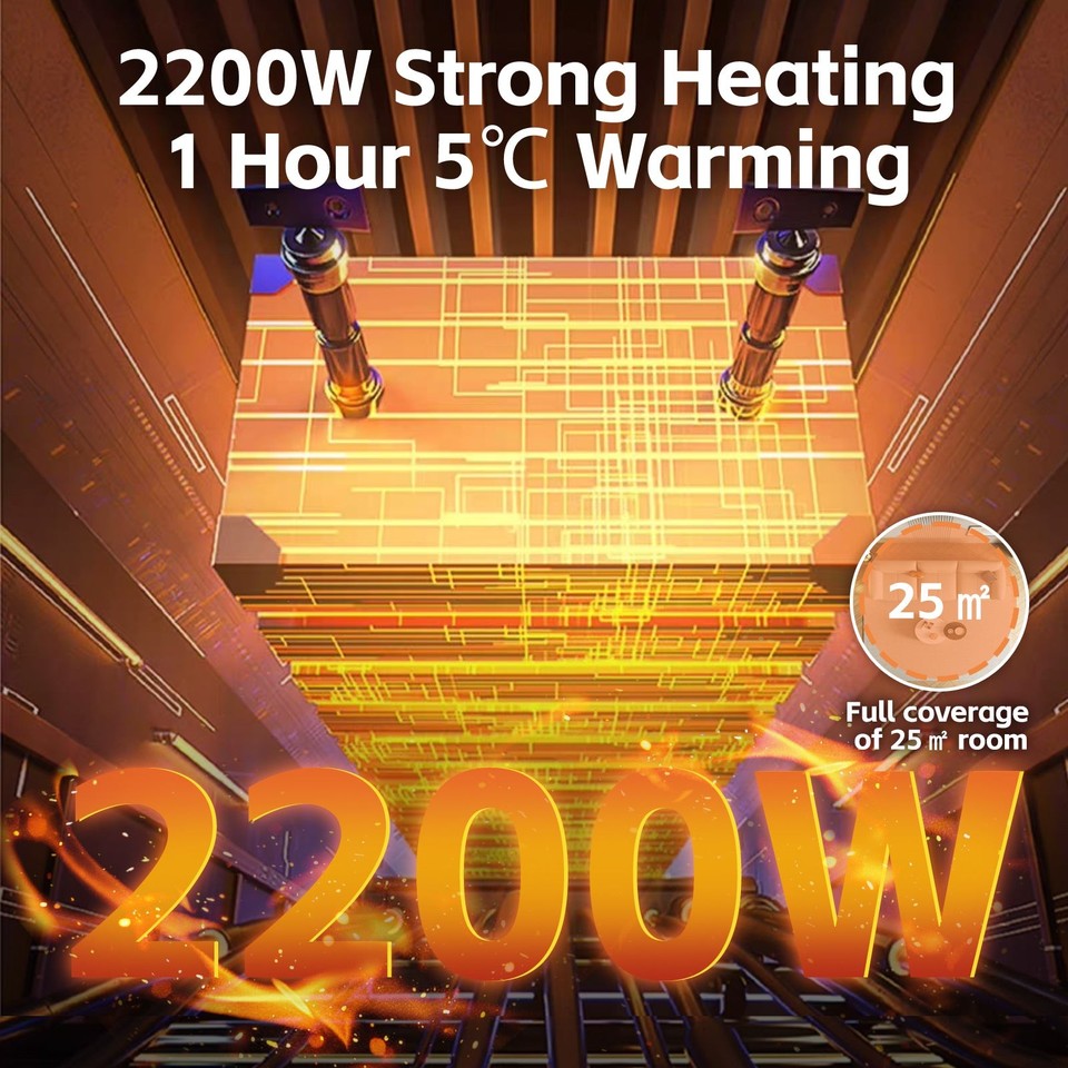 2200W Graphene Floor Electric Heater ‚Äì Fast Heating, Energy-Efficient ...