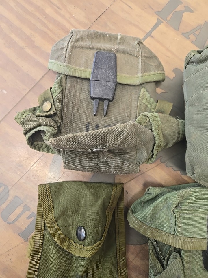 SALTY ALICE WEB GEAR LBE MAG COMPASS FIRST AID Canteen Lot of 11 #DK81 ...