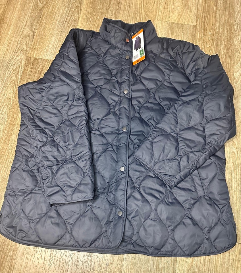 32° Heat Women’s Quilted Jacket Dark Blue – Lightweight Thermal Coat ...