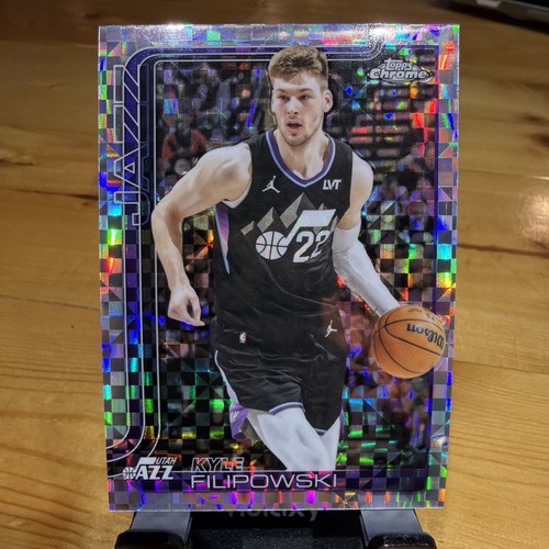 2025-26 Topps Chrome Kyle Filipowski XFractor Refractor🔥 Jazz | eBay