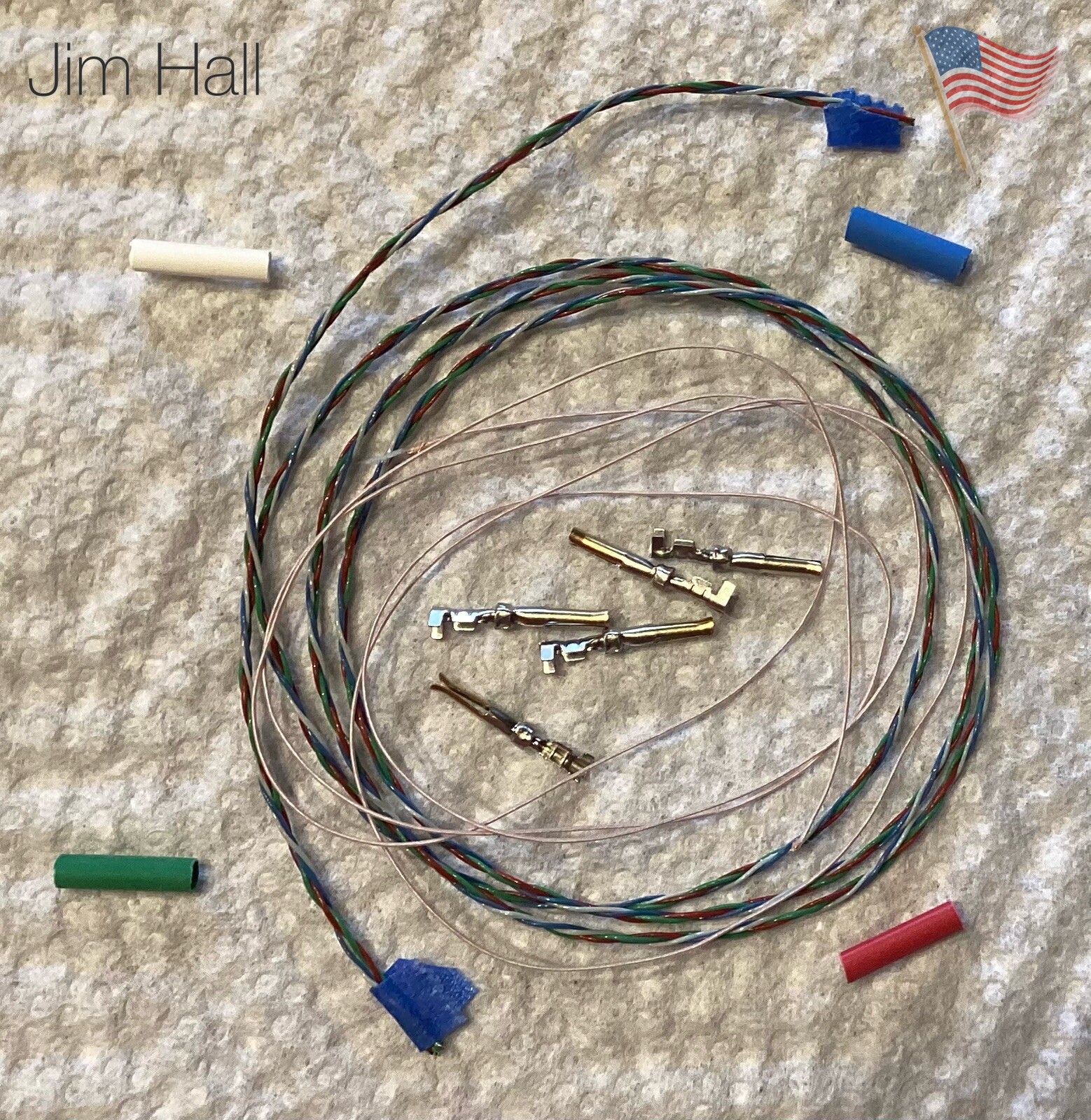 30 Inches Or 76.2 cm Cardas Litz Tonearm Rewire Kit With Ground, Clips ...
