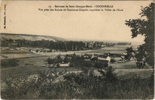 CPA Environs de St-GEORGES-Morel - Cocherelle - Vue prise des Ruines ...