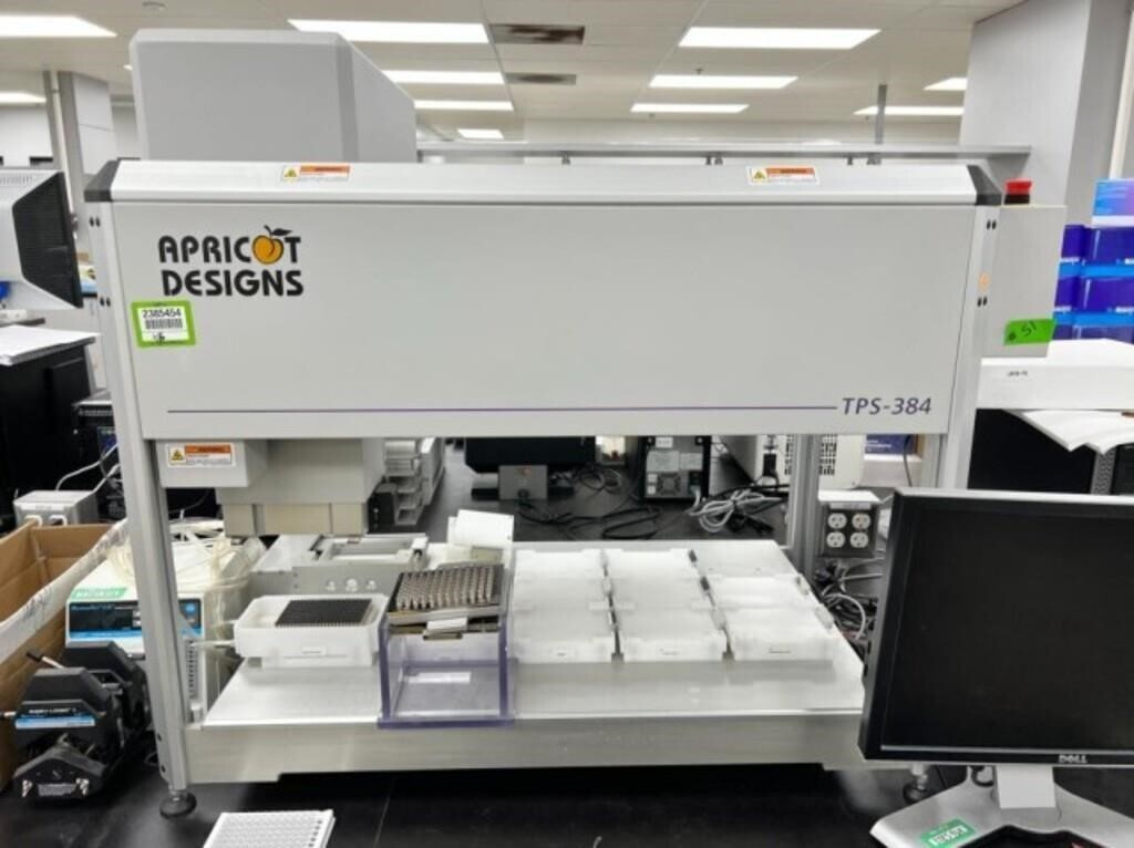 Apricot Designs TPS-384 Total Pipetting Solution Liquid Handler W ...