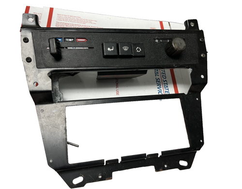 1985-1992 Volvo 240 Heater Temperature Climate Control Panel Trim Bezel ...
