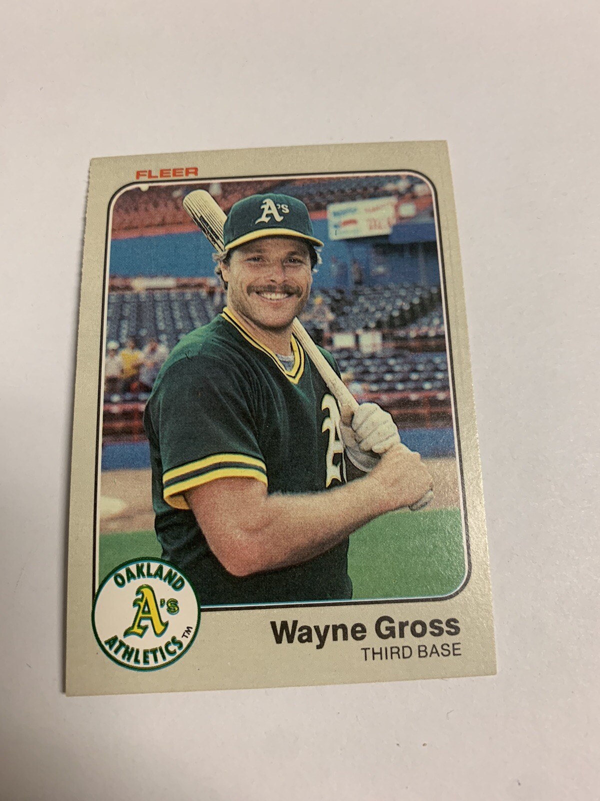 1983 Fleer Oakland A's Wayne Gross | eBay