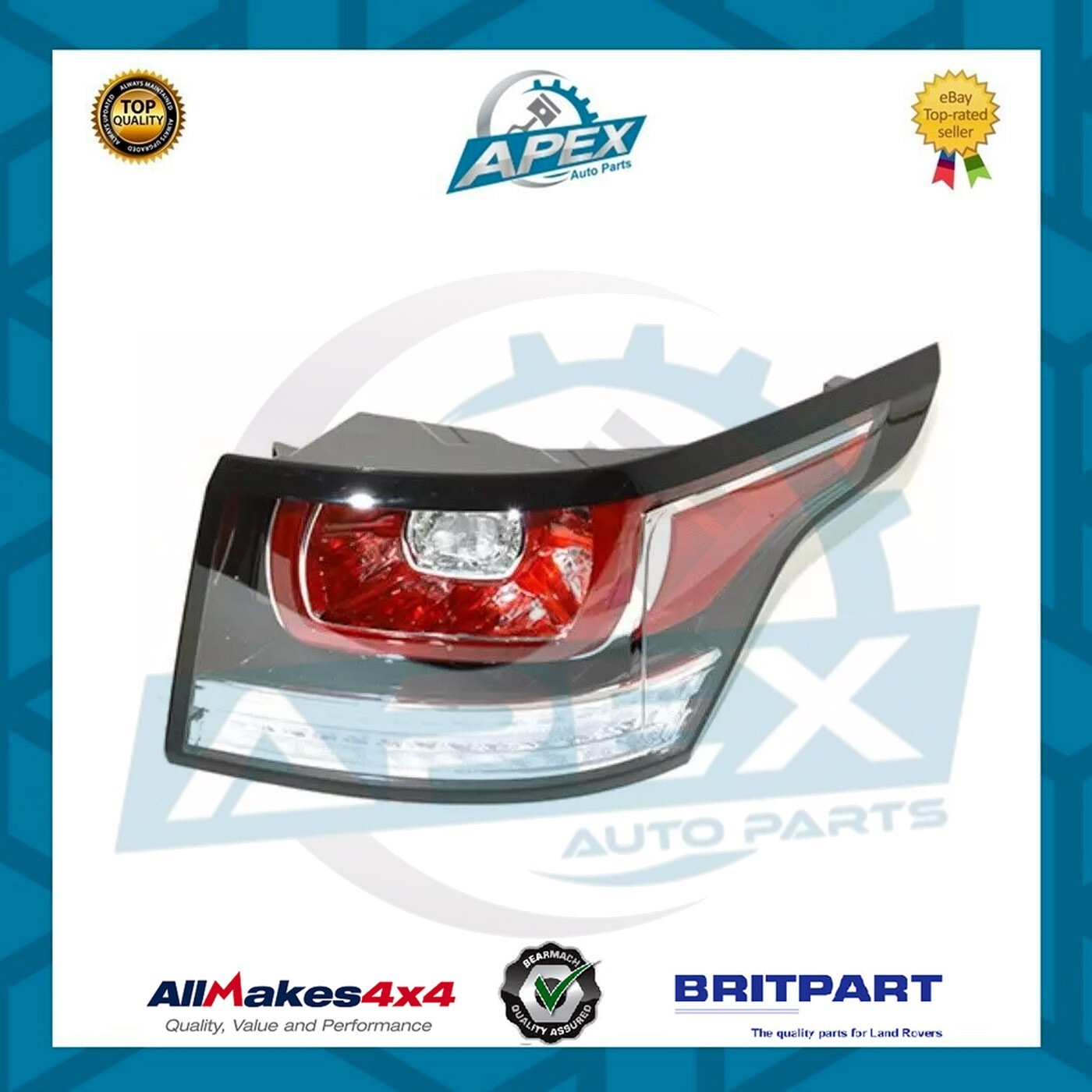REAR RIGHT RHS O/S TAIL LIGHT LAMP FOR RANGE ROVER SPORT L494 2014 ...