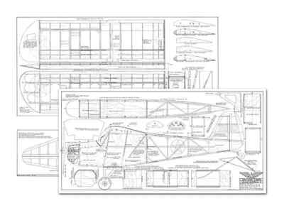 PDF File on USB RC Model Airplane Plans: Aeronca L16-B Champion 1/5 ...