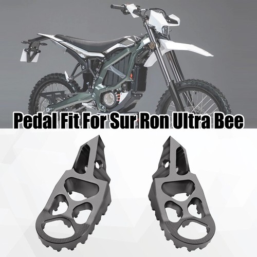 Titanium Wide Foot Pegs Footpegs Footrest For Surron Ultra Bee Electric ...