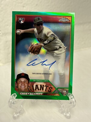 Topps 2023 Casey Schmitt True Green Autograph #/99 | eBay