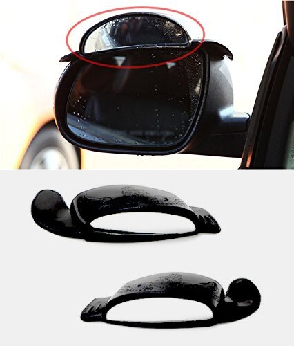 Multi Aero Visor Side View Mirror Blind Spot Rain Blower Black (Fits ...